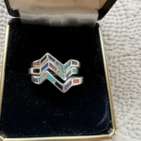 Walden Johnson | Jewelry | Vintage Walden Johnson Lightning Stacked ...